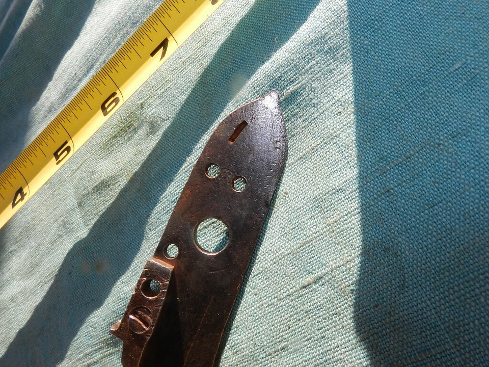 Early flintlock pistol plate with it's pan | eBay