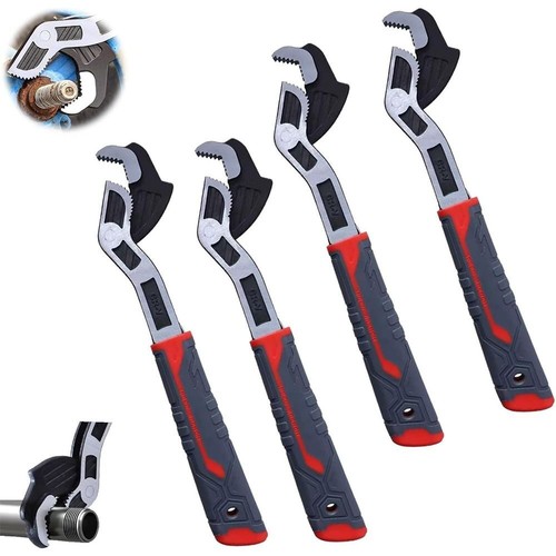 Self-Locking Pipe Wrench Self-Adjusting Spanner Universal | eBay