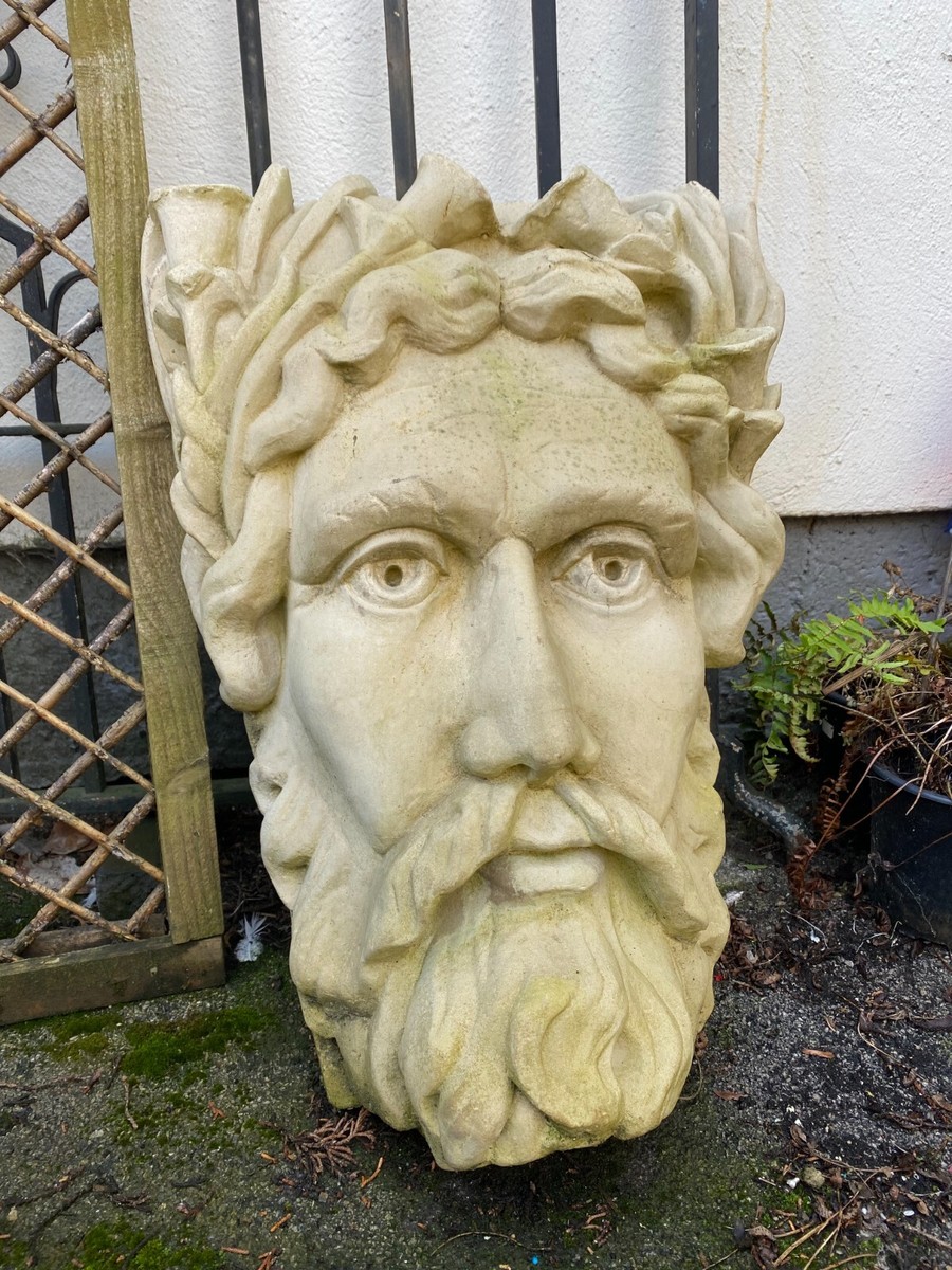 Zeus Greek God Statue Face