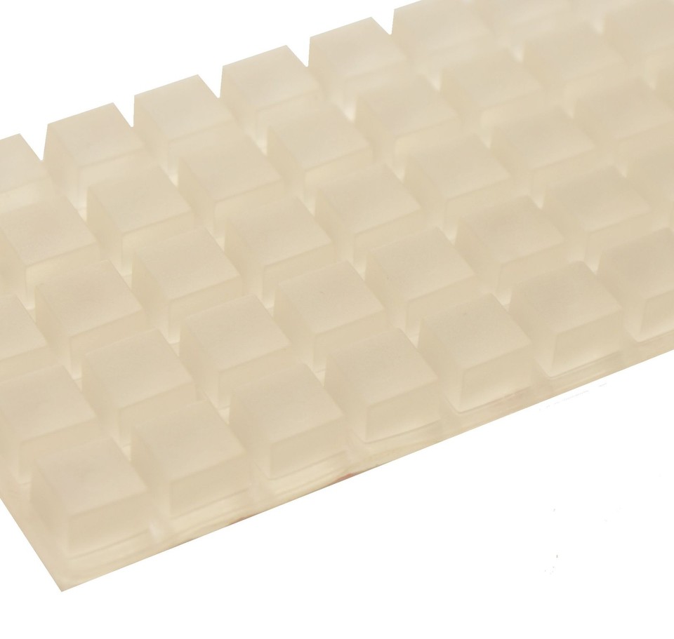 3M Rubber Feet Pads – Clear, Black, White, 10x10x7mm, Adhesive ...