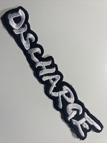 Discharge Punk Band Patch: High Quality Embroidery, Iron On, 7 Inches ...