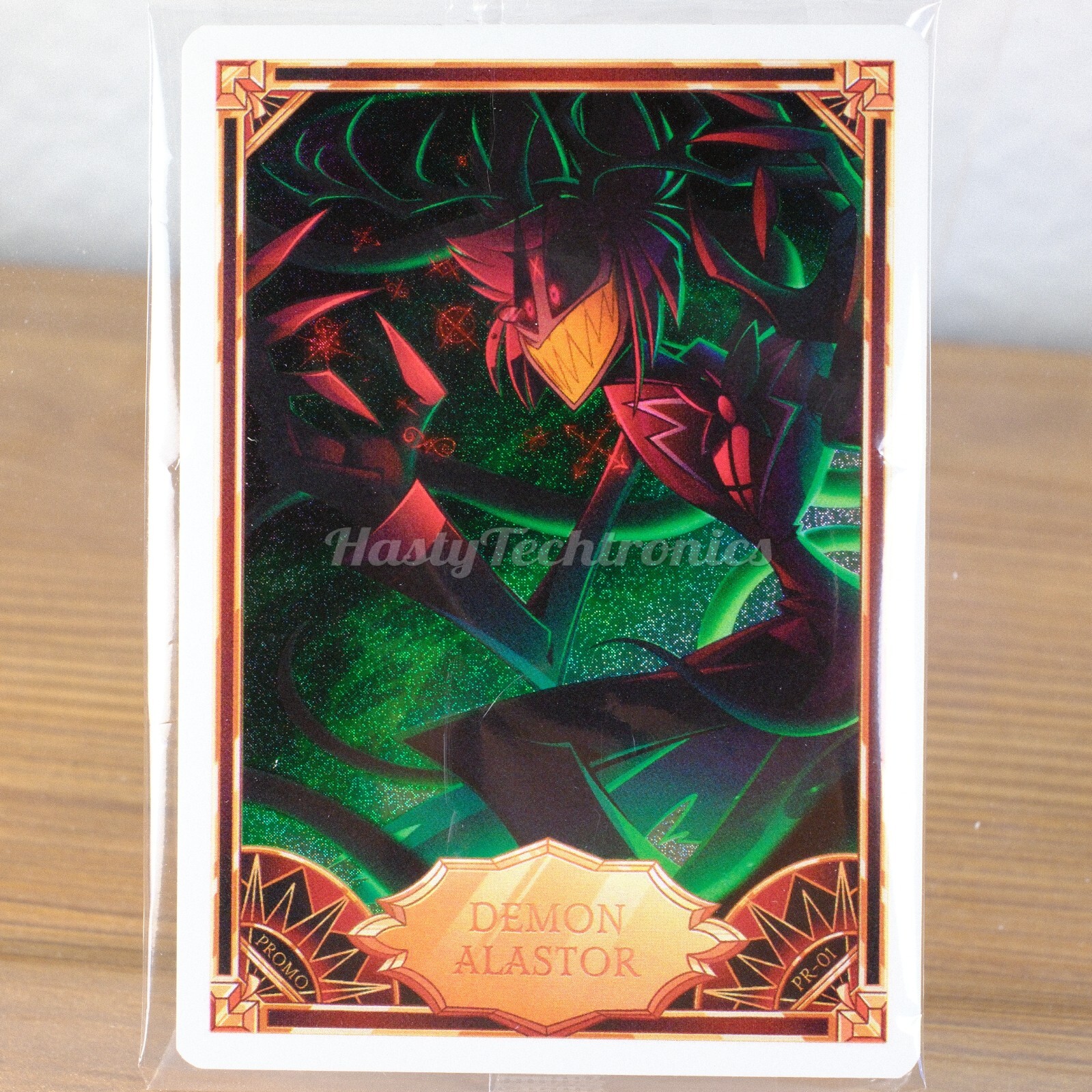 Hazbin Hotel Trading Card Demon Alastor Foil Promo Card - Ready to ship ...