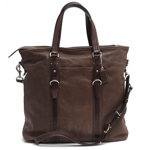Coach Harrison East West Satchel Cowhide Leather Used From Japan | eBay