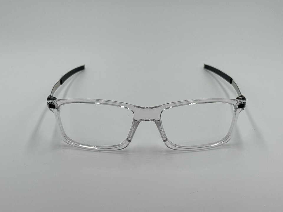 NEW Oakley Pitchman OX8050-0257 Clear Gunmetal Frames Eyeglasses 57-18 ...