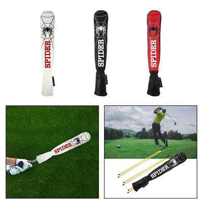 Golf Alignment Rod Cover, Golf Rod Protector, Well Made PU Leather Golf ...