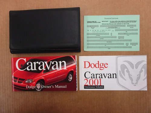 2001 Dodge Caravan owners manual ORIGINAL literature book | eBay