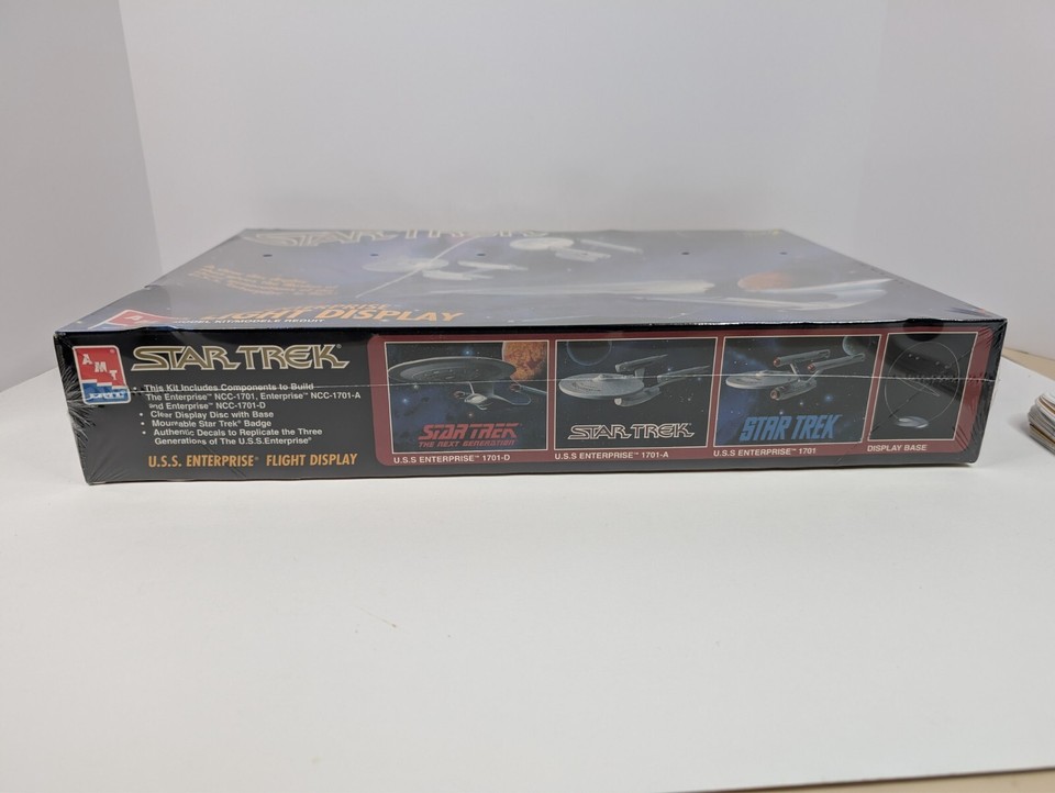 AMT Ertl Star Trek U.S.S. Enterprise Flight Display Model Kit | eBay