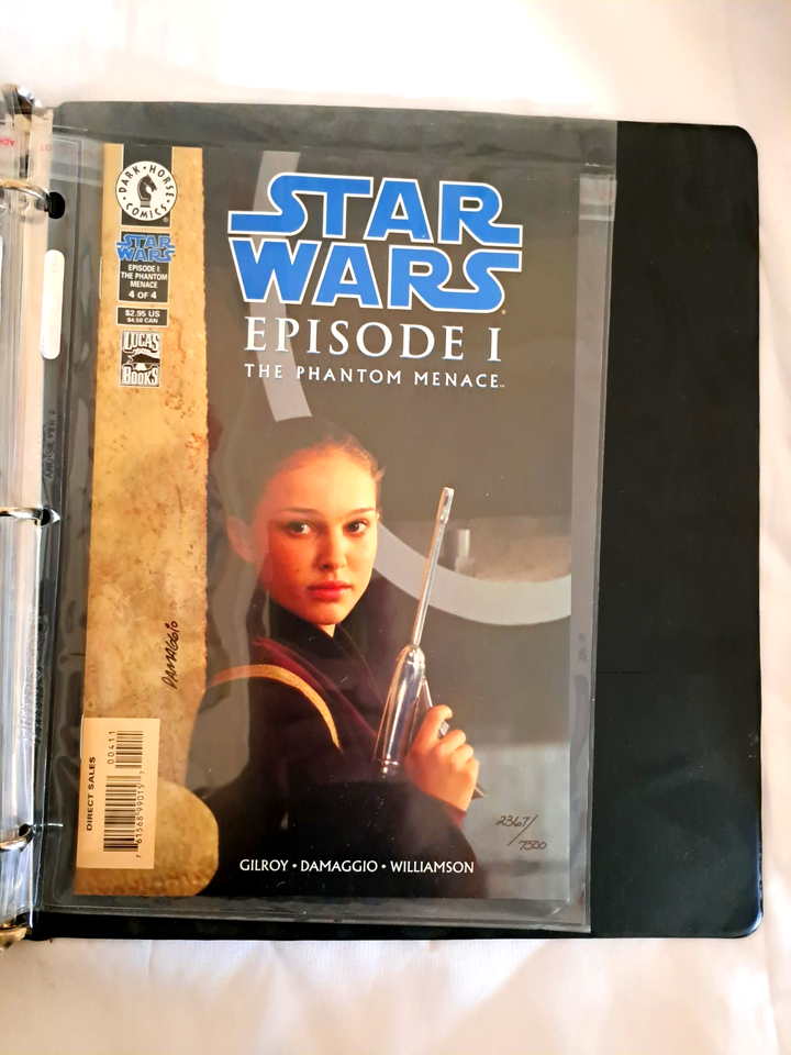 STAR WARS: Episode 1 the Phantom Menace SIGNED Comic Collection ...