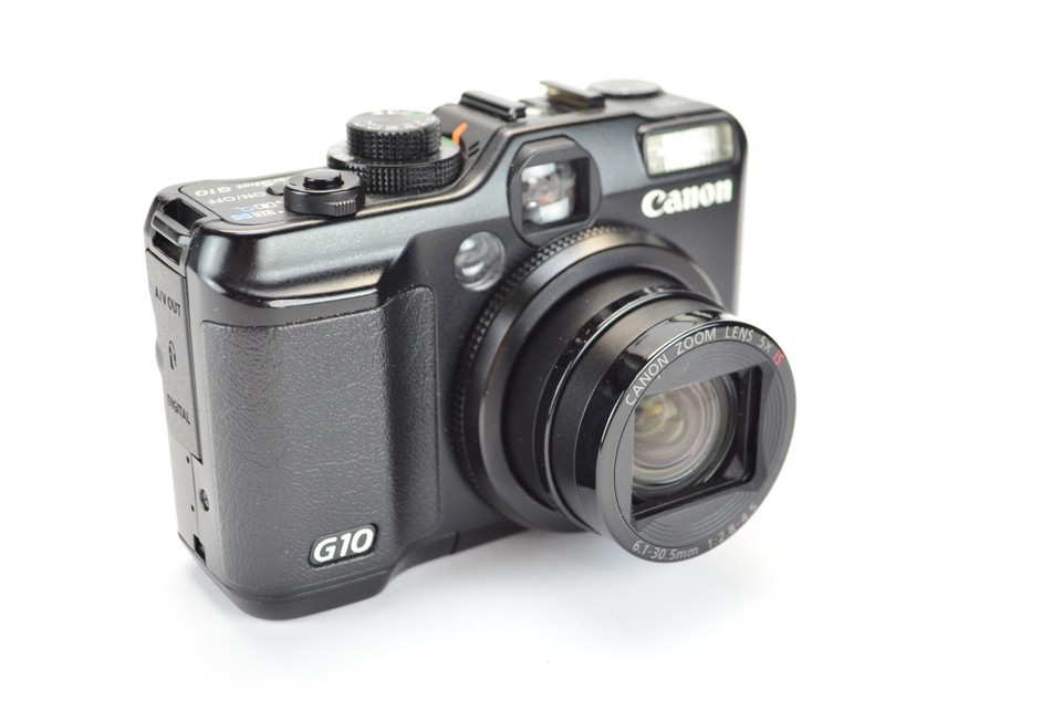 Canon Power Shot G10 14.7MP Compact Digital Camera Black w/battery ...