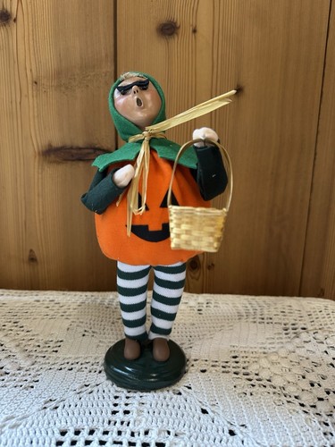 2001 Byers' Choice Carolers Halloween Jack O'Lantern Pumpkin Boy | eBay