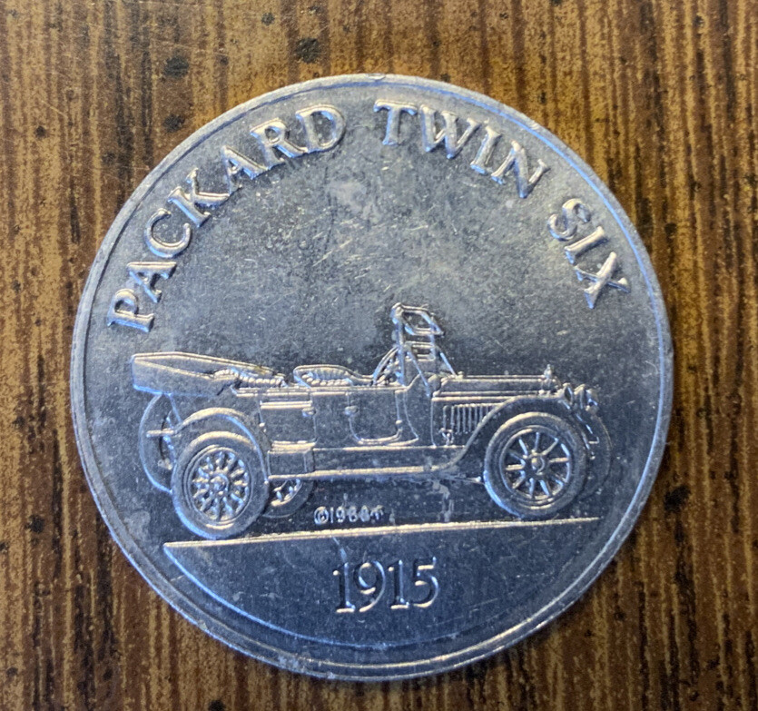 Sunoco Antique Car Coin Series 1 - 1915 Packard Twin Six | eBay