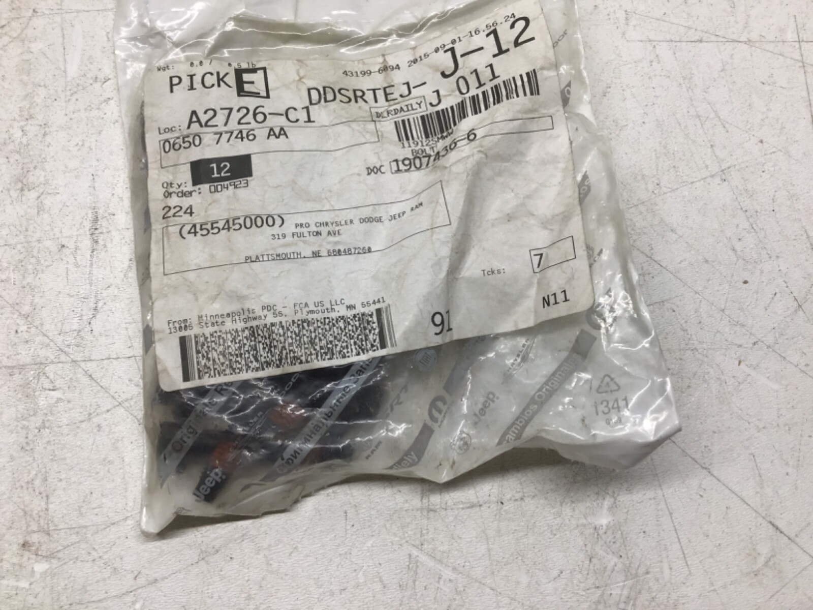 Exhaust Manifold Bolt CHRYSLER OEM 06507746AA 6507746AA (1) | eBay