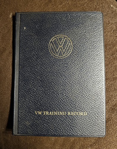 1967 Training Record for Volkswagen Personnel / VW Atlantic #406 ...