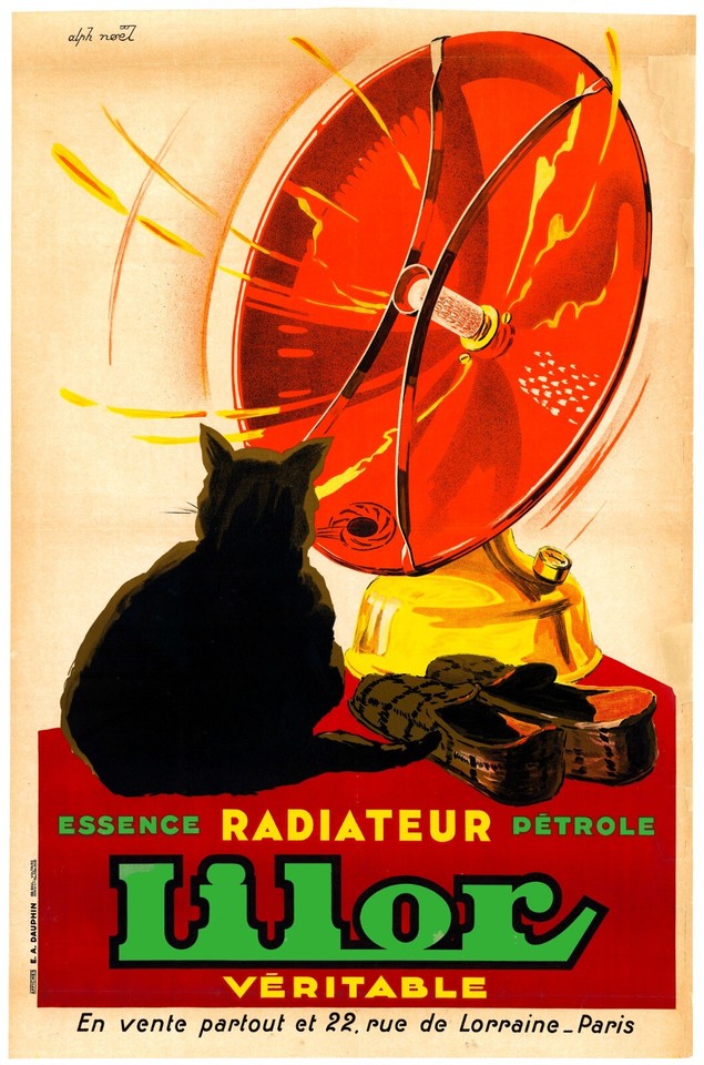Vintage French Petrol Gasoline Advertising Poster Retro Decor 7x5 Wall ...