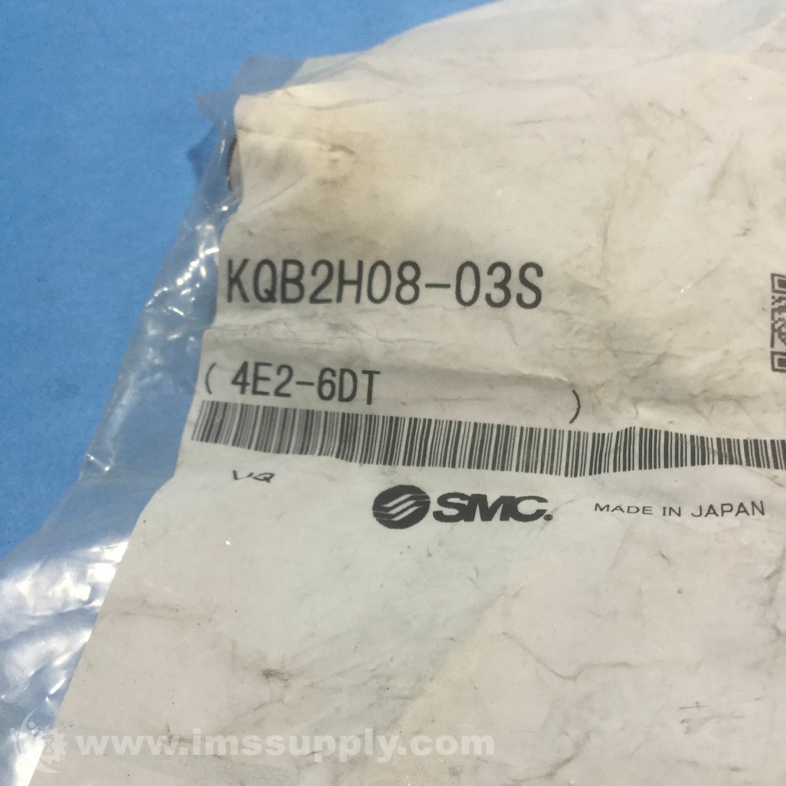 SMC KQB2H08-03S Straight Adapter Fitting, Metal, Male Connector FNFP | eBay