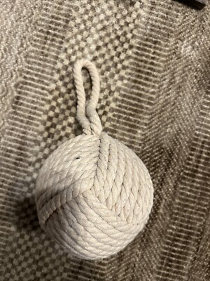 Decorative Door Stop Rope Weighted Door Stoppers for Bottom Door ...