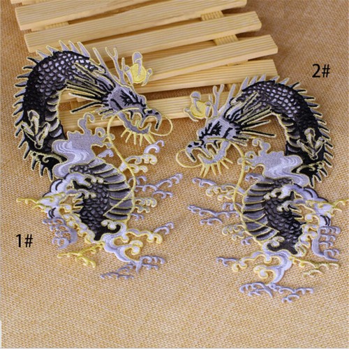 Dragon DIY Patch Embroidered Sew On Iron On Badge Dress Fabric Applique ...
