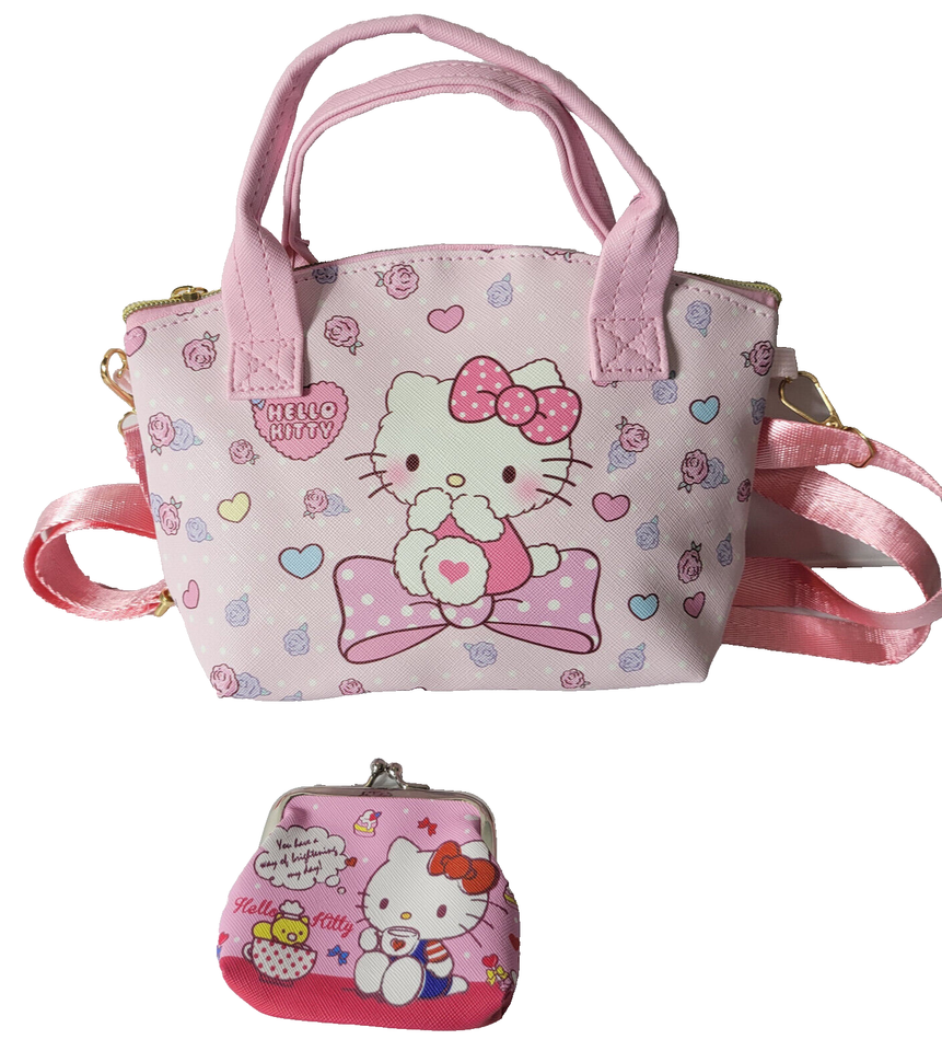 Miniso Hello Kitty Tiny Chum Pink Faux Leather Handbag Shoulderbag ...