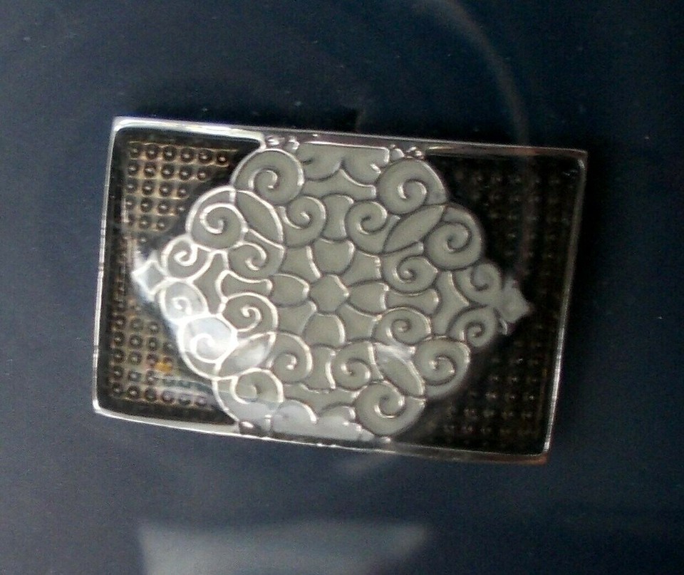 NEW IN BOX COUNTESS MARA CUFFLINKS BLACK & SILVER TONE ENAMEL | eBay