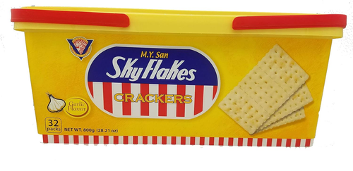 Skyflakes Crackers Individually Wrapped Garlic Flavor 800G ...