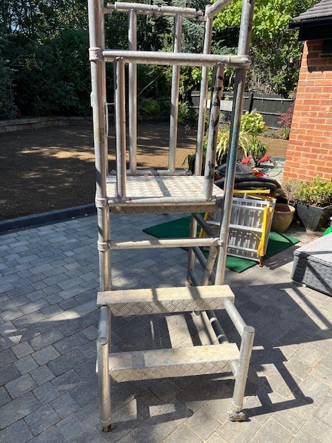 Podium platform tower, aluminium, folding. | eBay UK