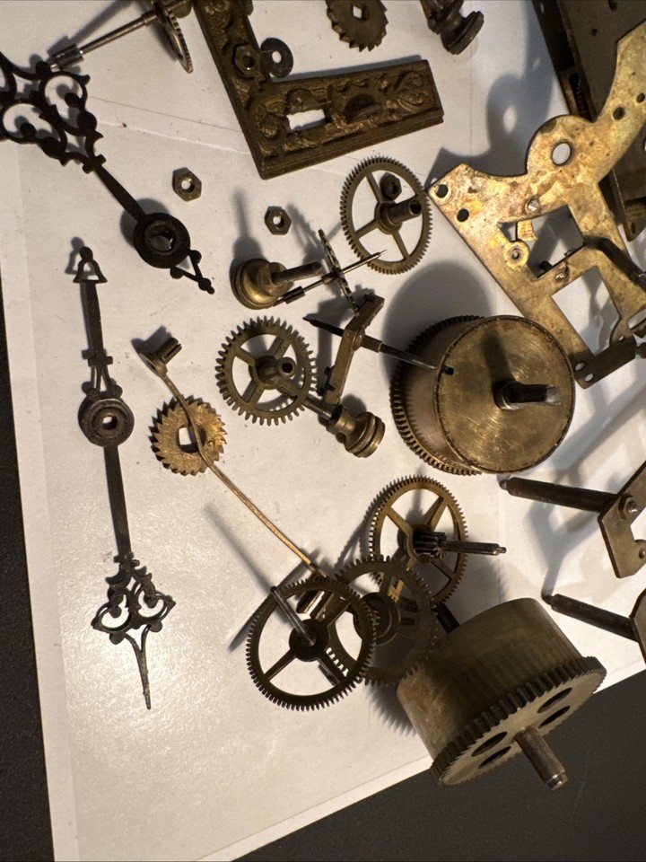 Antique GERMAN Regulator Spring driven CLOCK MOVEMENT Parts (R104) | eBay