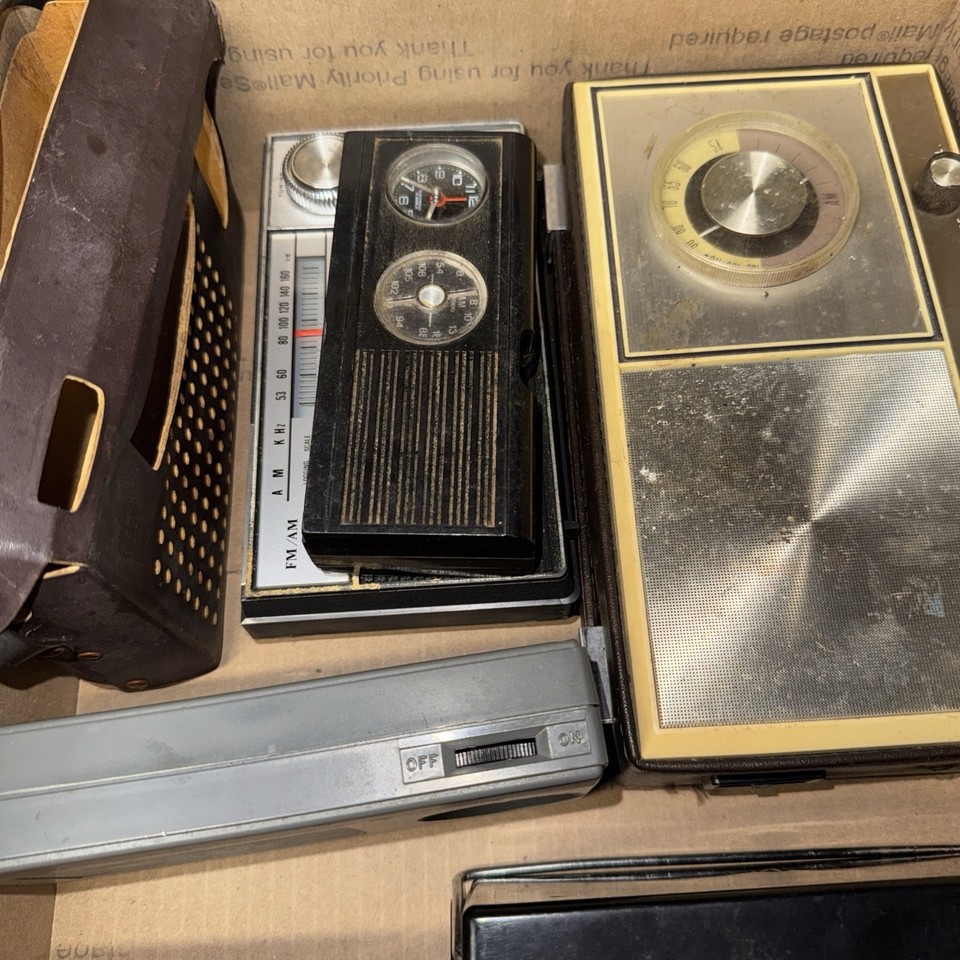Lot Of 5 Vintage Transistor Radios For Parts | eBay