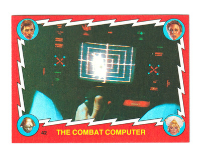 1979 Topps Buck Rogers in the 25th Century Card #42 The Combat Computer ...