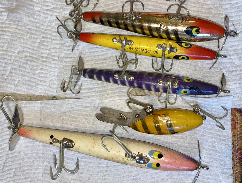 Antique Wood Smithwick Lures Some Rare! | eBay