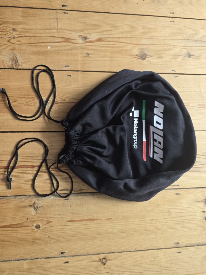GENUINE NOLAN MOTORCYCLE HELMET BAG CLOTH HELMET CARRY PROTECTION | eBay UK