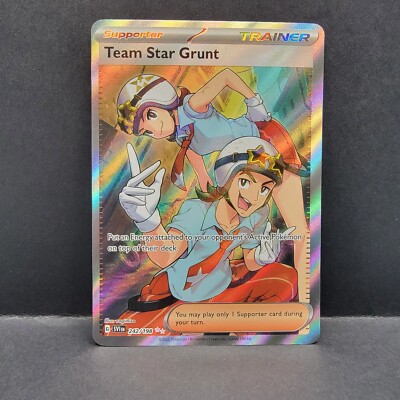 Team Star Grunt 242/198 Scarlet & Violet Base Ultra Rare Supporter ...