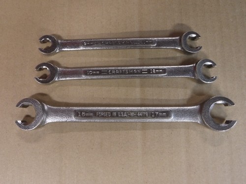 Craftsman Metric Flare Nut Line Wrenches Made in USA | eBay