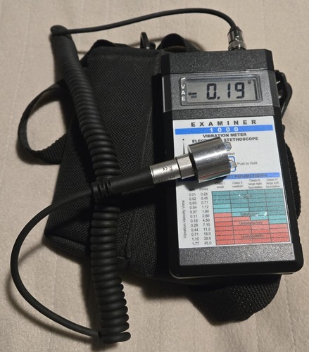 Monarch Examiner 1000 Vibration Meter Stethoscope W Accelerometer 2022 ...