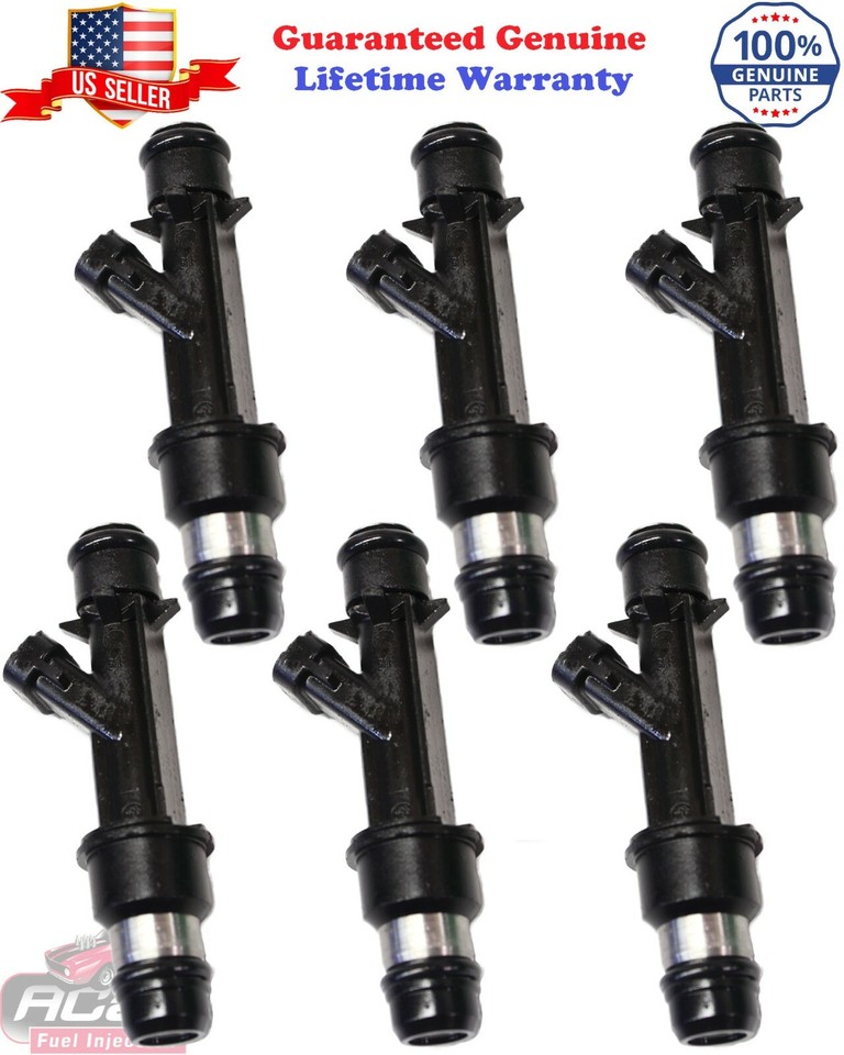 6Pcs Fuel Injectors for 2002-2005 Chevrolet 3.4L V6 OEM Delphi 25323972 ...