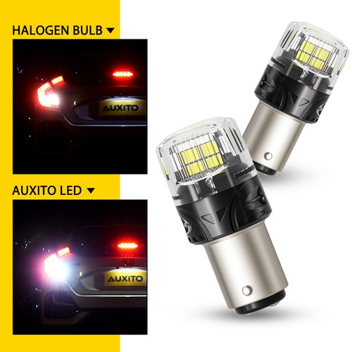 2X 6500K White 1157 BAY15D 2397 SMD LED Car Reverse Tail Brake Stop ...