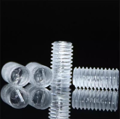 M3 M4 M5 M6 M7 M8 PC Slotted Acrylic Clear Screw Headless Head ...