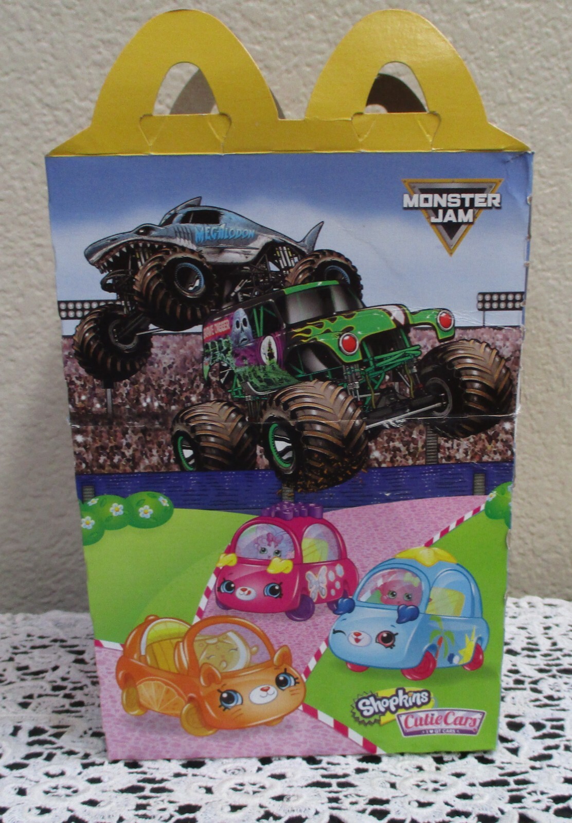 McDonald's Happy Meal Box 2019 Monster Jam Shopkins Ramp Challenge | eBay