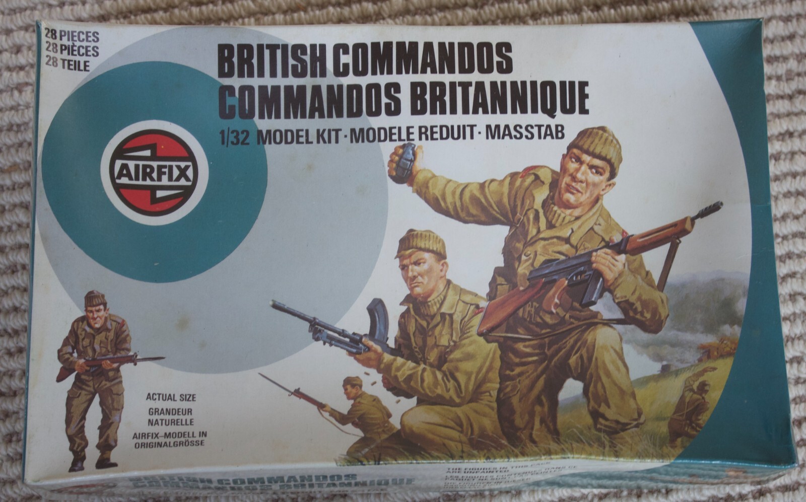 Airfix Toy Soldiers Boxed british commandos 1/32 Scale new old shop ...
