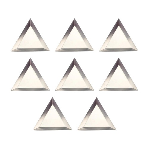 8Pcs Triangle Sorting Trays Storage Container Decorative Decor DIY Art ...