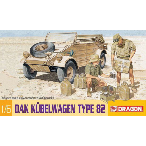 DAK KUBELWAGEN TYPE 82 KIT 1:6 Dragon Kit Mezzi Militari Modellino ...