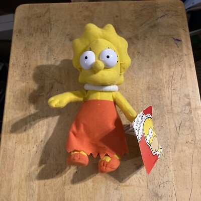 Lisa Simpson Plush Stuffed Doll 2013 Toy Factory The Simpsons 9 Inches ...