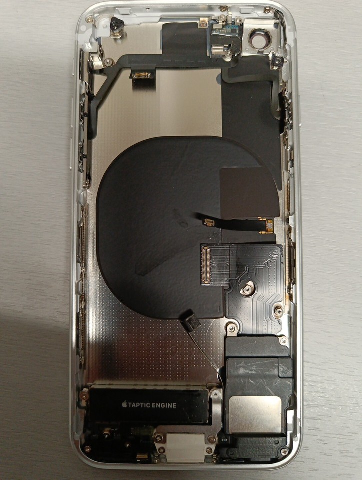 Apple iPhone SE2 2020 White Back Chassis Housing Rear Glass Cover With ...