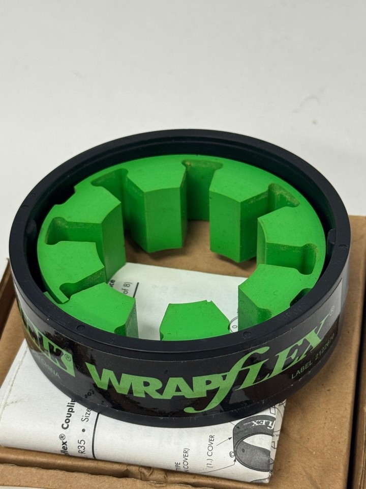 New Falk Rexnord Wrapflex 3701476 10R Elastomeric Jaw Coupling | eBay