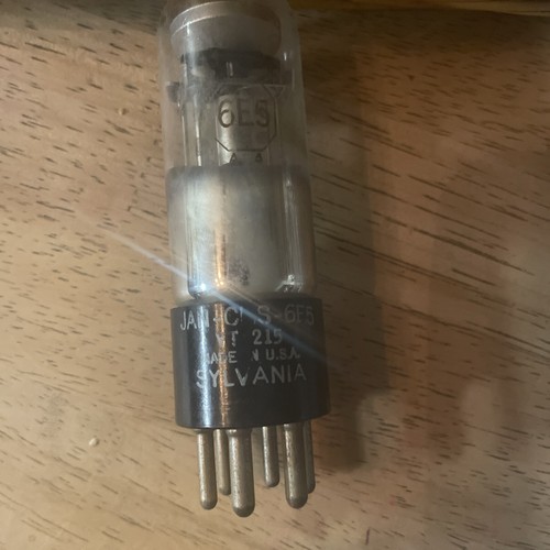 SYLVANIA 6E5 Vacuum TUBE Magic Eye (Tested With A Meter) | eBay