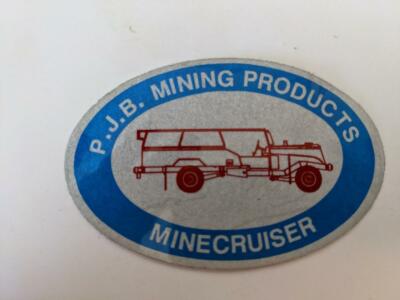 Retro Mining Sticker - P.J.B. Mining Products - Minecruiser | eBay