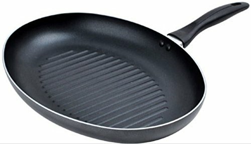 Fish Fry Pan Frypan Aluminum Oval shape 14"x 10" Non-stick coating Cool ...