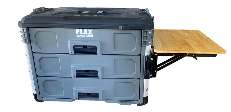 FLEX Stack Pack, Quick Detaching/Folding Bamboo Table | eBay