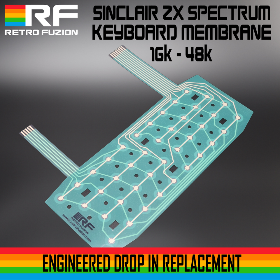 Premium Sinclair ZX Spectrum 16K/48K Timex TS1500 Replacement Keyboard ...