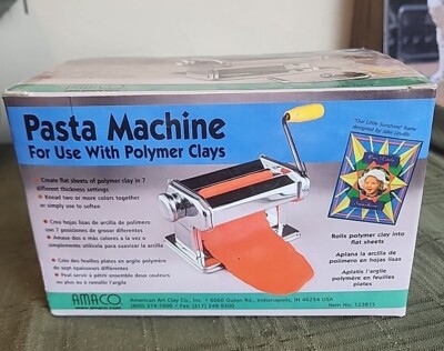 Amaco Craft Pasta Machine For Polymer Clay & Soft Metal Sheets | eBay