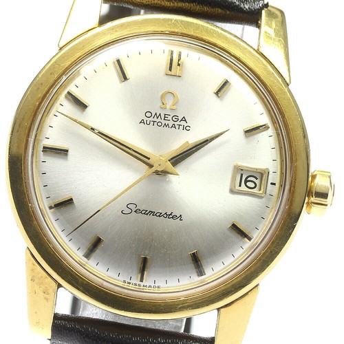 OMEGA Seamaster 2849 SC-8 K18YG Date Cal.503 Automatic Men's Watch ...